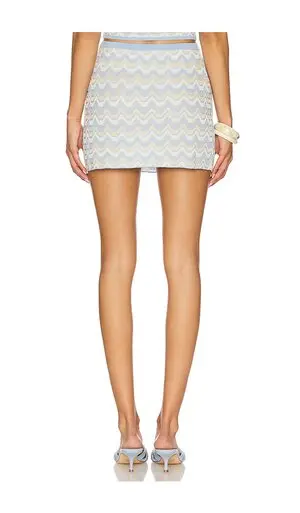 Devon Windsor Lane Mini Skirt - Arctic Stripe