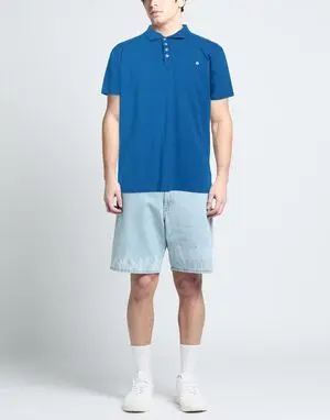 CASHMERE COMPANY Polo Shirt Size Cotton - Blue