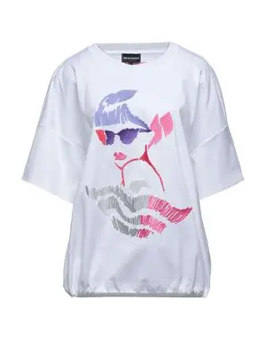 Emporio Armani Printed T-shirt With Drawstring Hem