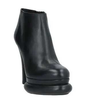 PALOMA BARCELO Leather Ankle Boots With Stiletto Heel