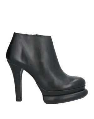 PALOMA BARCELO Leather Ankle Boots With Stiletto Heel