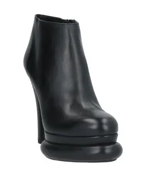PALOMA BARCELO Leather Ankle Boots With Stiletto Heel
