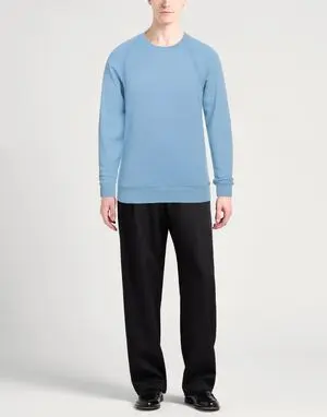 TOM FORD Sweatshirt In Light Cotton And Acrylic - Blue