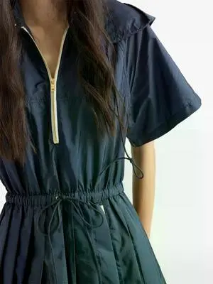 Prada Re-nylon Zip-up Mini Dress