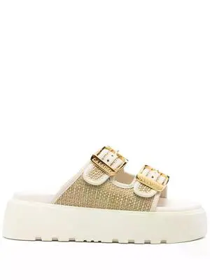 Casadei Birky Ale Flatform Sandals