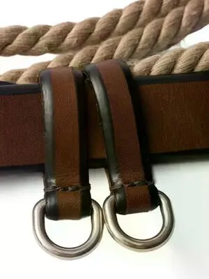 Prada Rope-detail Leather Belt