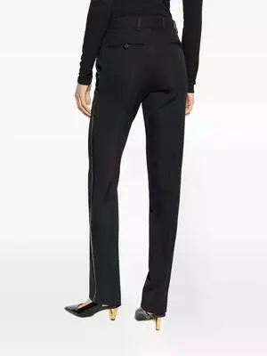 Versace Tailored Trousers With Embellished Trim