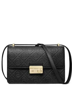 Tory Burch T-monogram Embossed Leather Shoulder Bag