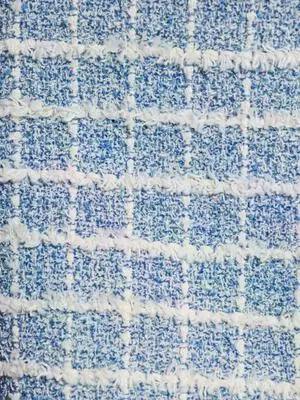 Versace Tweed Mini Skirt - Blue
