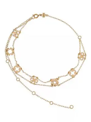 Tory Burch Double-layer Charm Necklace - Gold