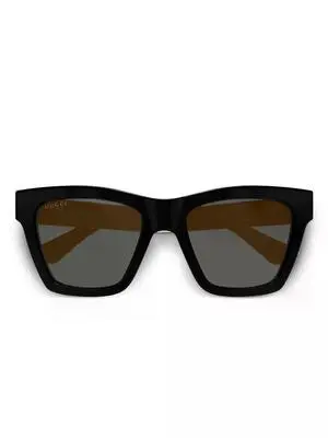 Gucci Square-frame Sunglasses - Black