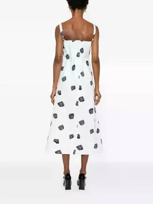 Marni Rose-print Midi Dress