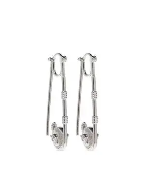 Versace Safety Pin Earrings