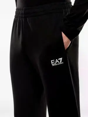 EA7 Cotton Jogger Trousers With Drawstring Core Identity