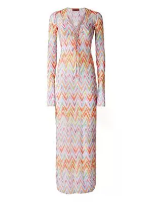 Missoni Zigzag-pattern Midi Dress