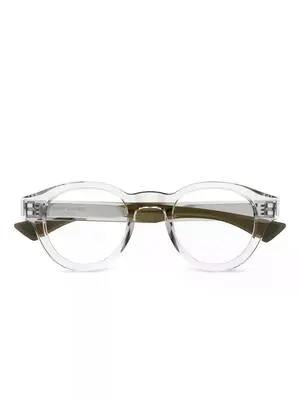 Saint Laurent Round-frame Glasses - White