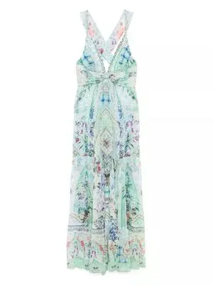 Camilla Bead-strap Panelled Dress