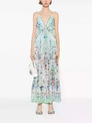 Camilla Bead-strap Panelled Dress