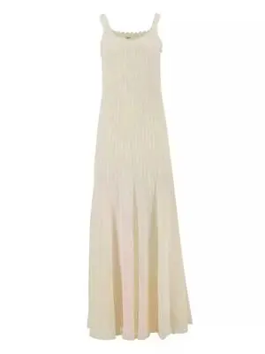 Khaite Thora Maxi Dress - Neutrals