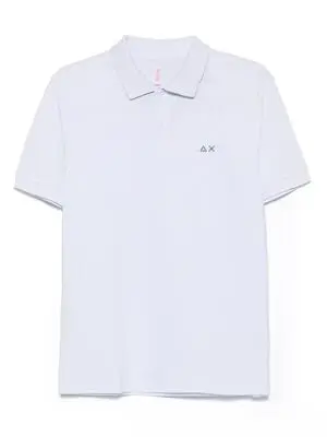 SUN 68 Floral-print Polo Shirt - White