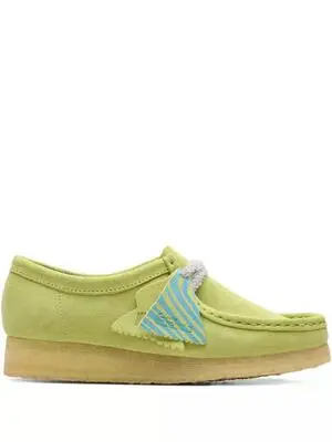 Clarks Wallabee Derby Shoes - Green