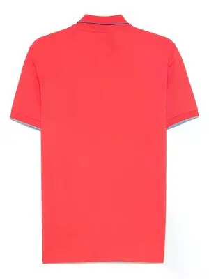 SUN 68 Logo-embroidered Polo Shirt - Red