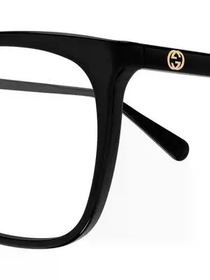 Gucci Rectangle-frame Glasses - Black
