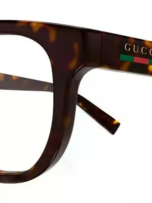 Gucci Web-detail Glasses