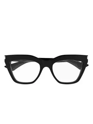 Saint Laurent Square Frame Glasses - Black