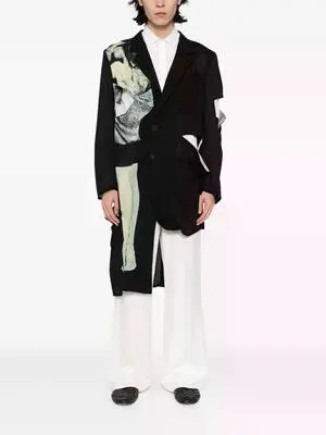 Yohji Yamamoto Graphic-print Blazer