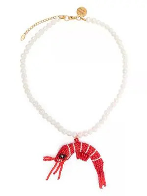 AMORI MORI Perlas Gambero Necklace - Gold