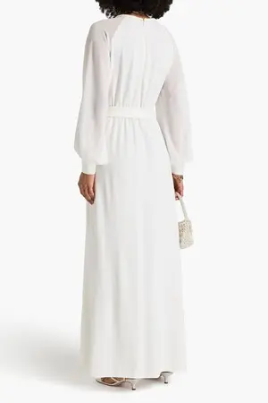 Diane Von Furstenberg Karson Belted Jersey Maxi Dress
