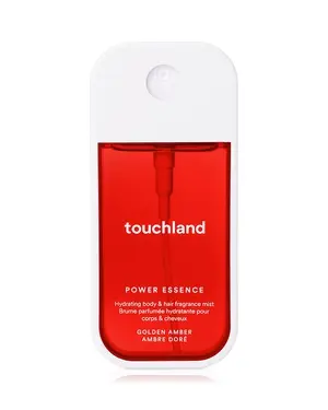 TOUCHLAND Power Essence Hydrating Body & Hair Fragrance Mist Golden Amber 2 Oz - No Color