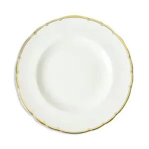 ROYAL CROWN DERBY Darley Abbey Pure Gold Salad Plate - White / Gold