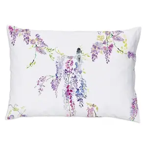 CHRISTIAN FISCHBACHER Purple Rain Floral Sateen Standard Pillowcase - Multi