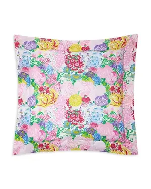 PRATESI Millefiori Euro Sham - Pink