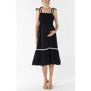 ANGEL MATERNITY Meliza Maternity Party Dress - Black
