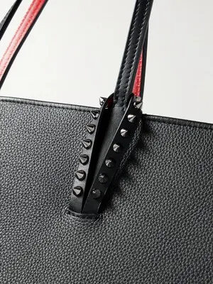 CHRISTIAN LOUBOUTIN Cabata Leather Tote - Black
