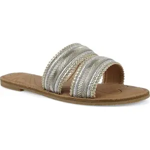 CANDIE'S Tanner Slide Sandal - Clear