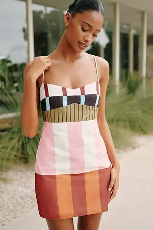 CALA DE LA CRUZ X Lucca Mini Dress Bengalrosa