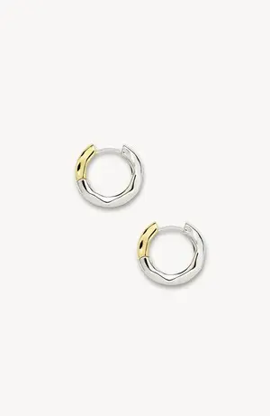 MACHETE Petite Wavy Hoops - Silver