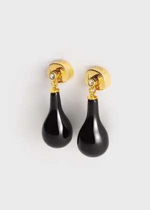 TOTEME Onyx Drop Earrings
