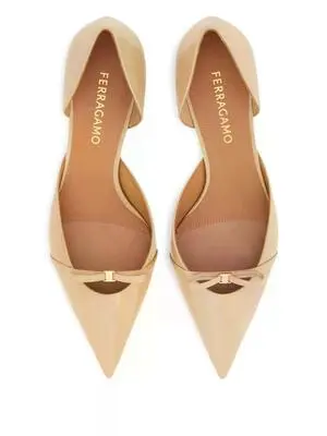 FERRAGAMO 40mm Mini Bow Pumps