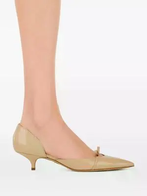 FERRAGAMO 40mm Mini Bow Pumps