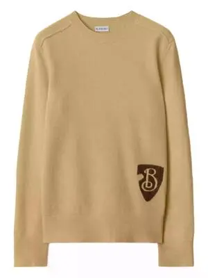 Burberry Knitted Jumper - Neutrals