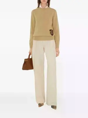 Burberry Knitted Jumper - Neutrals