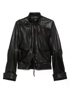 YEHUAFAN Leather Jacket