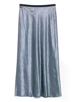 Vince Satin Bias Midi Skirt