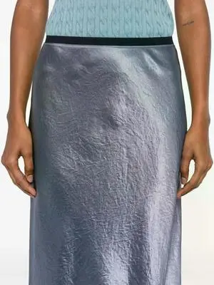 Vince Satin Bias Midi Skirt