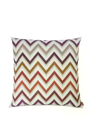 Missoni Watamu Zigzag-patterned Cushion - White